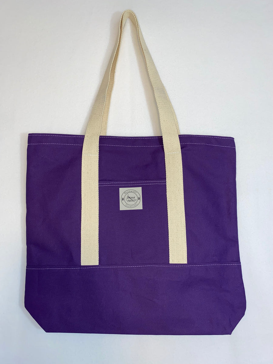 Solid Color Handmade Tote Bags Collection – Erika Pellot Handmade Creations